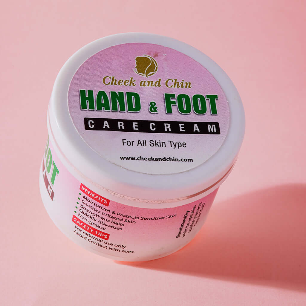 Hand and Foot cream – Cheek and Chin