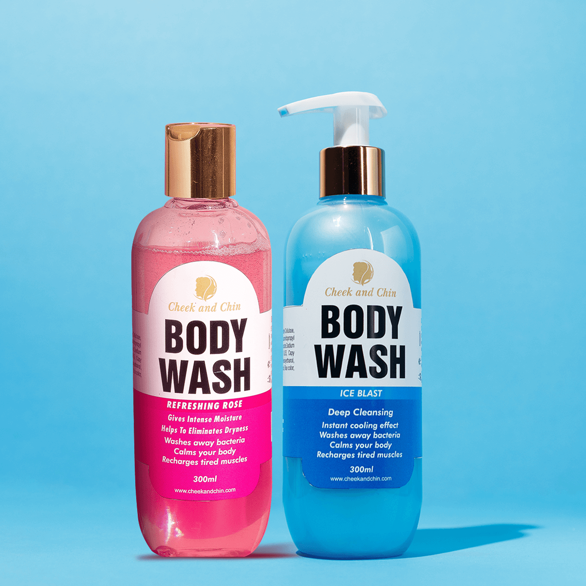 Bodywash Combo – Cheek and Chin